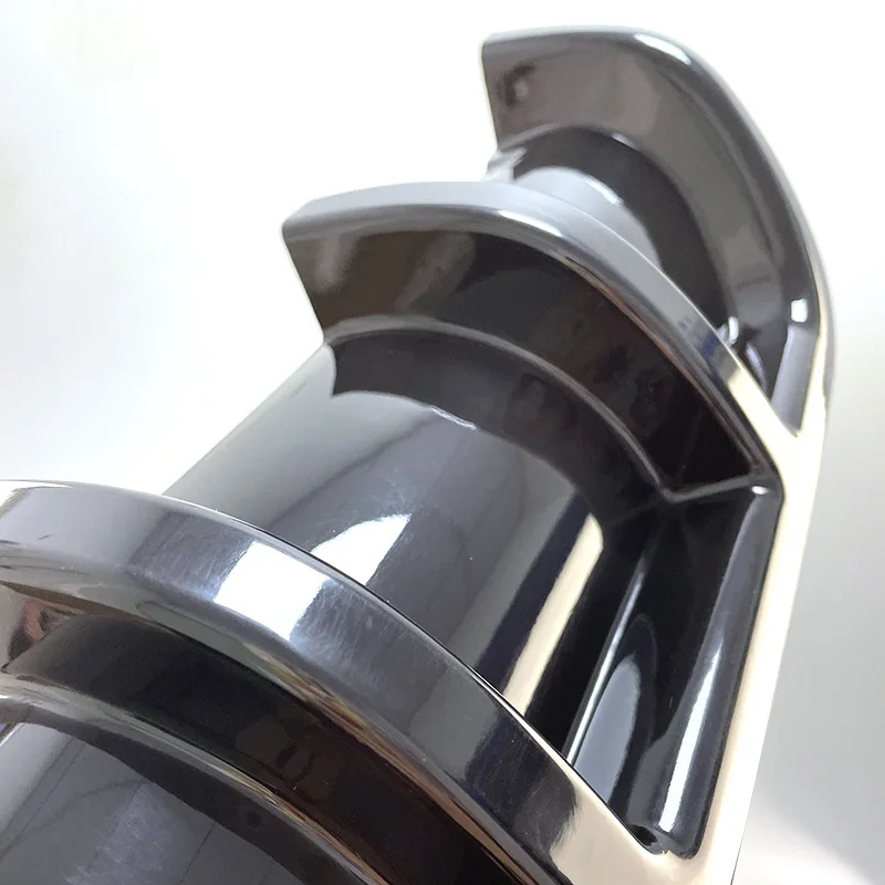 Universal Car Modified Rear Bumper Spoiler - Shark Fin Black