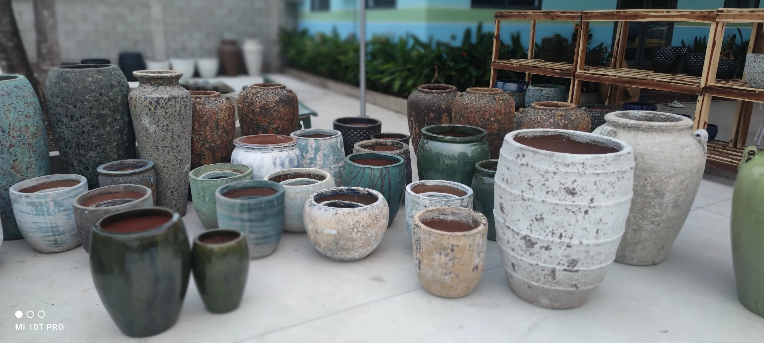 Sapphire Vietnamese Pottery Pots & Planters Transform Your Garden Into ...