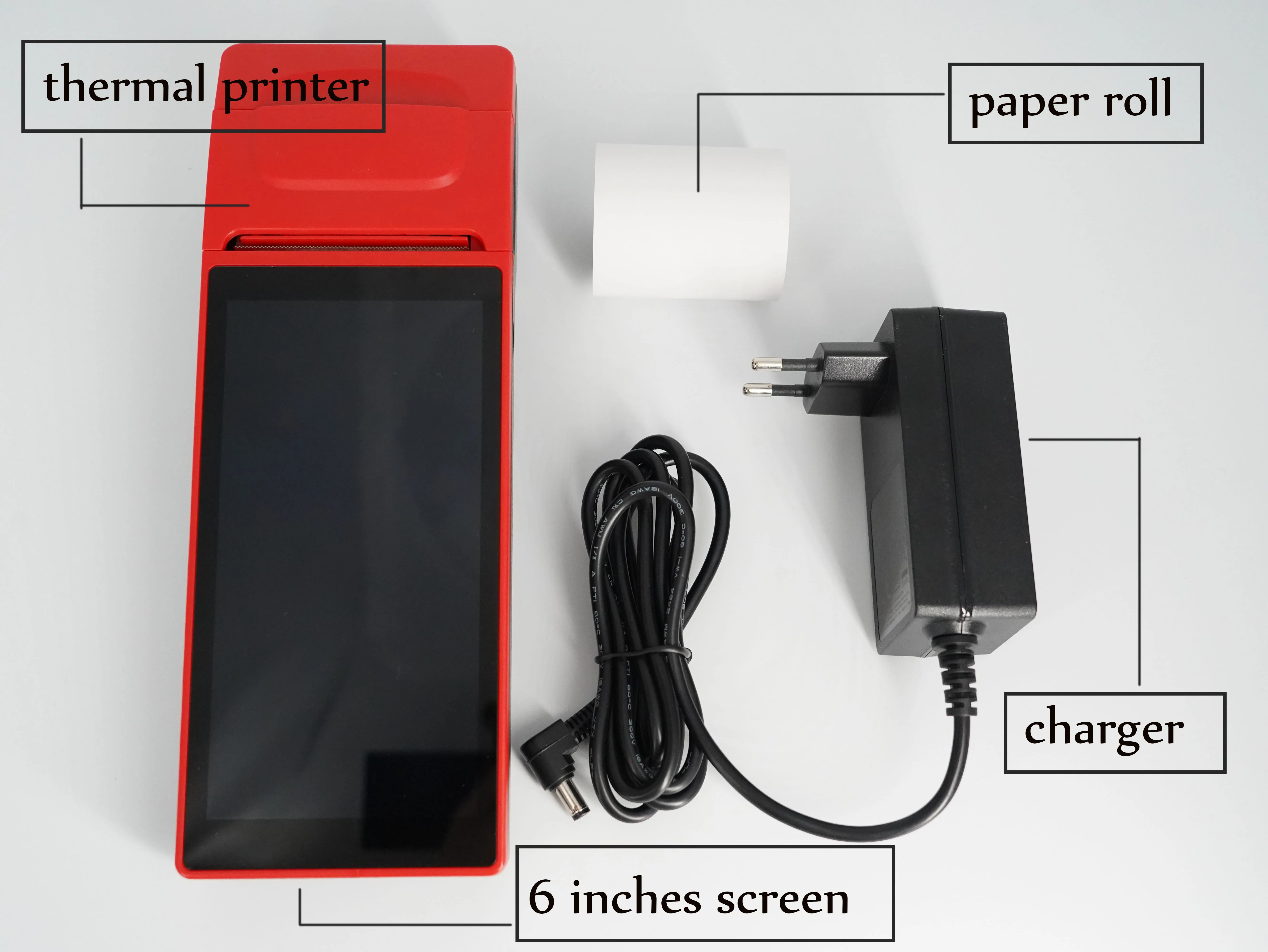 Goodcom Touch Screen Terminal Pos Qr Code Android Device Pos Systems Handheld Parking Ticket ...