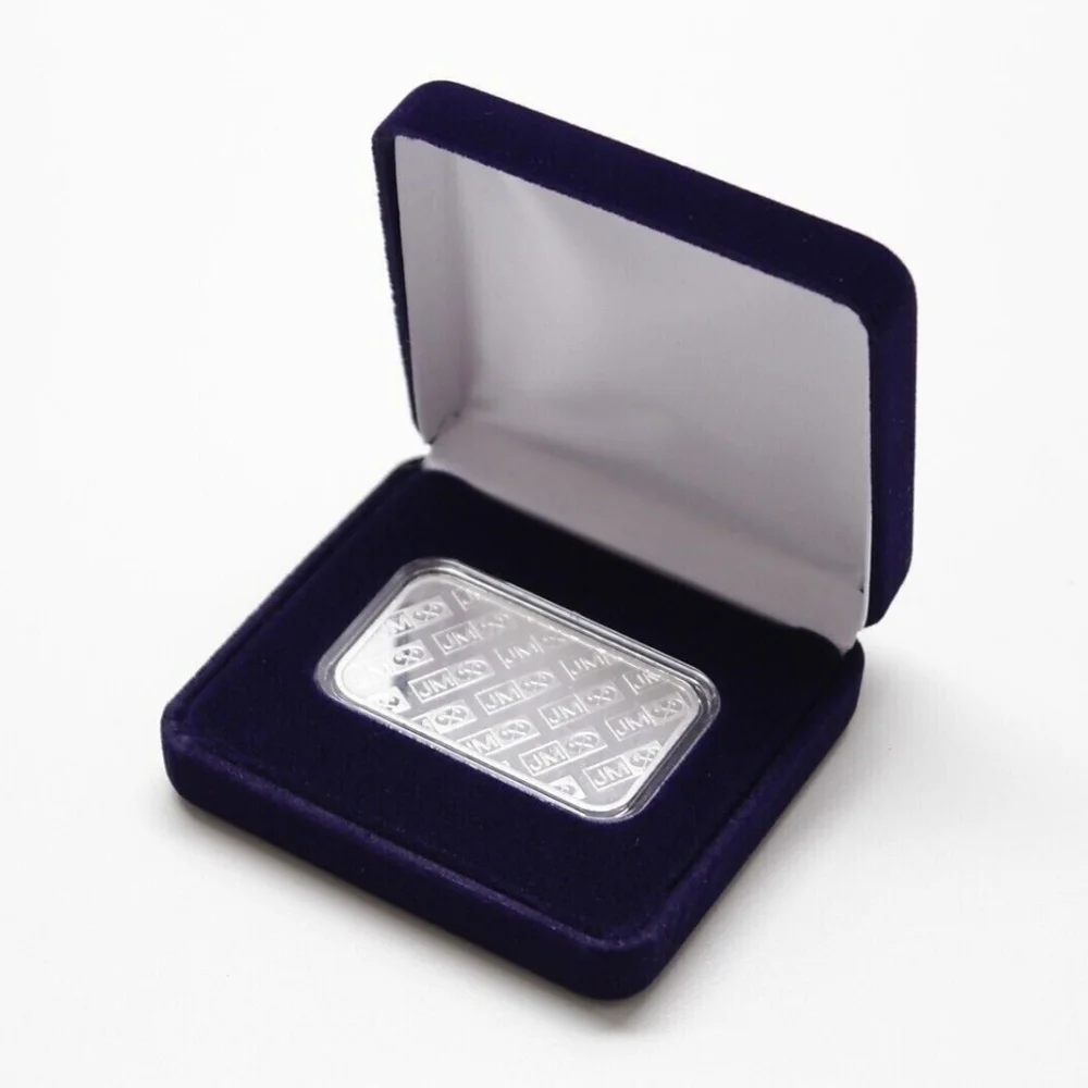 1 OZ Silver Bar Display Case Air-Tite Direct Fit Coin Capsule Holder ...