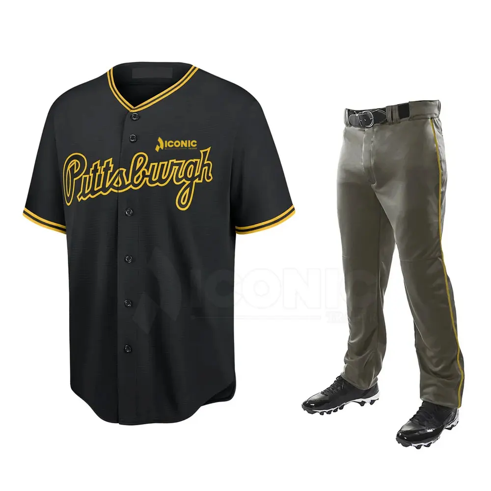 Customized Your Own Logo Baseball Uniform Team Wear Baseball Uniform ...