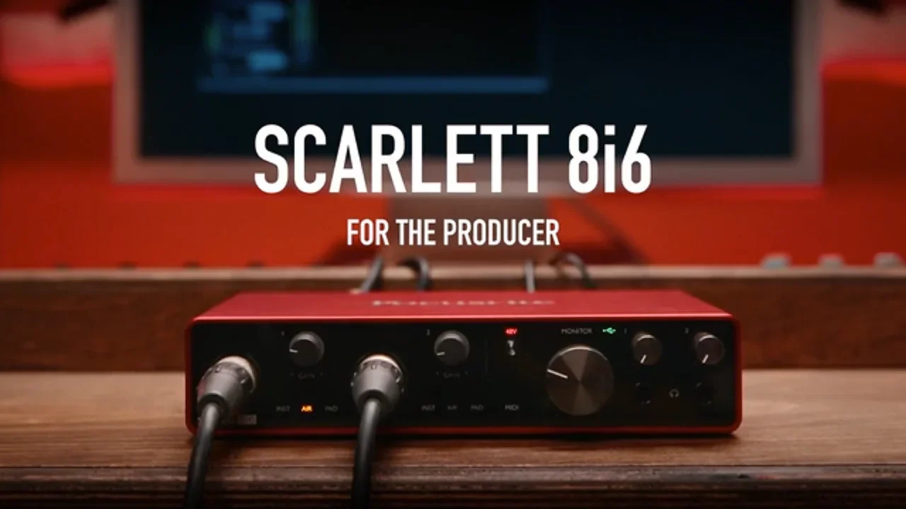 Focusrite Scarlett 8i6 Usb Audio Interface (gen 3),For Producers ...