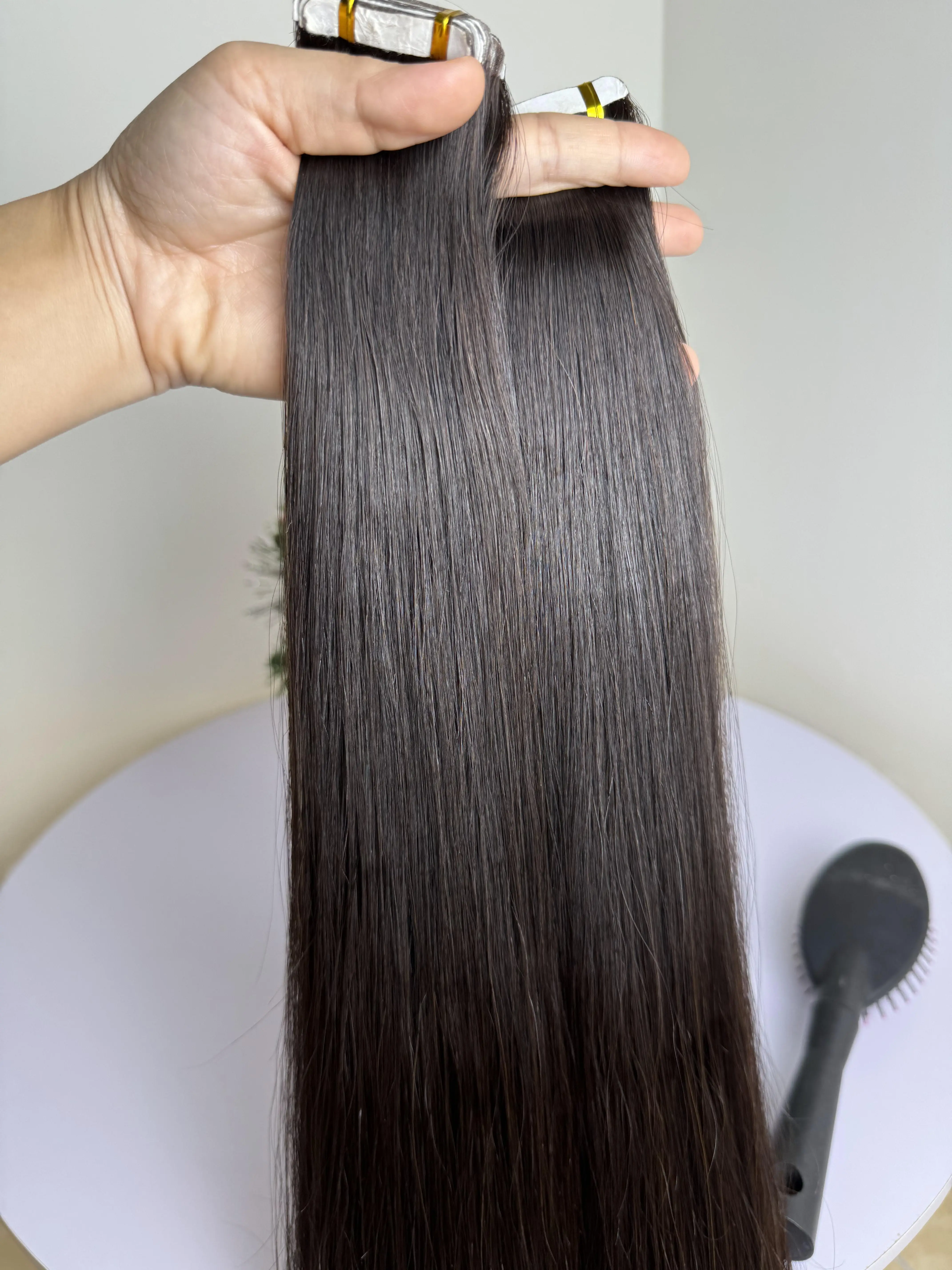 Factory Direct Selling Raw Cuticle Aligned Virgin Hair Tape In Human ...