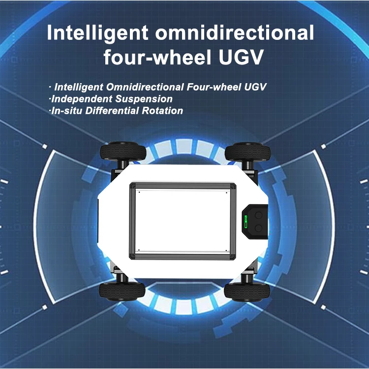 Educational Unmanned Ugv Chassis Autonomous Roboter Platform 4 Wheel Robot Platform - Buy 4 ...