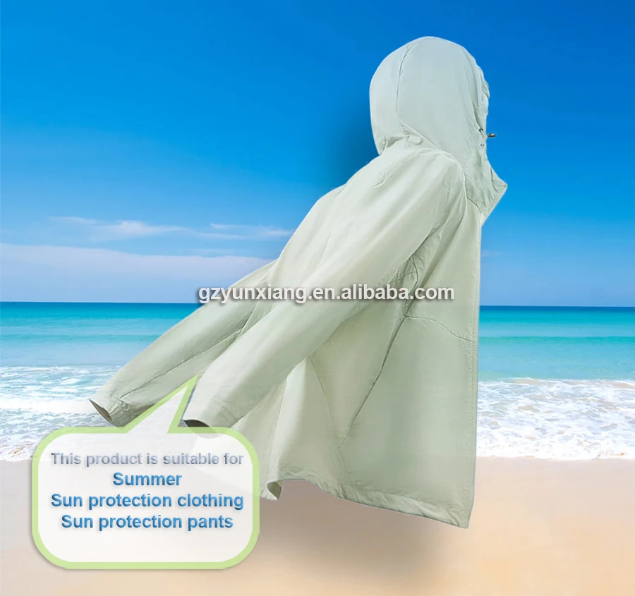 40D Nylon Wrinkle Summer Sun Protection Outdoor Girls Clothing Water ...