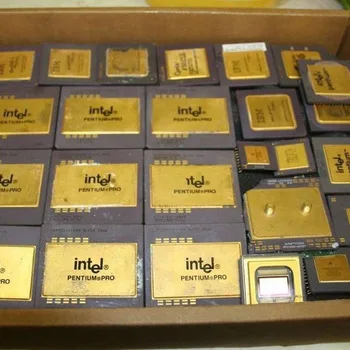 Pentium Pro Gold Ceramic Cpu Scrap Cpu Processor Scrap With Gold Pins ...
