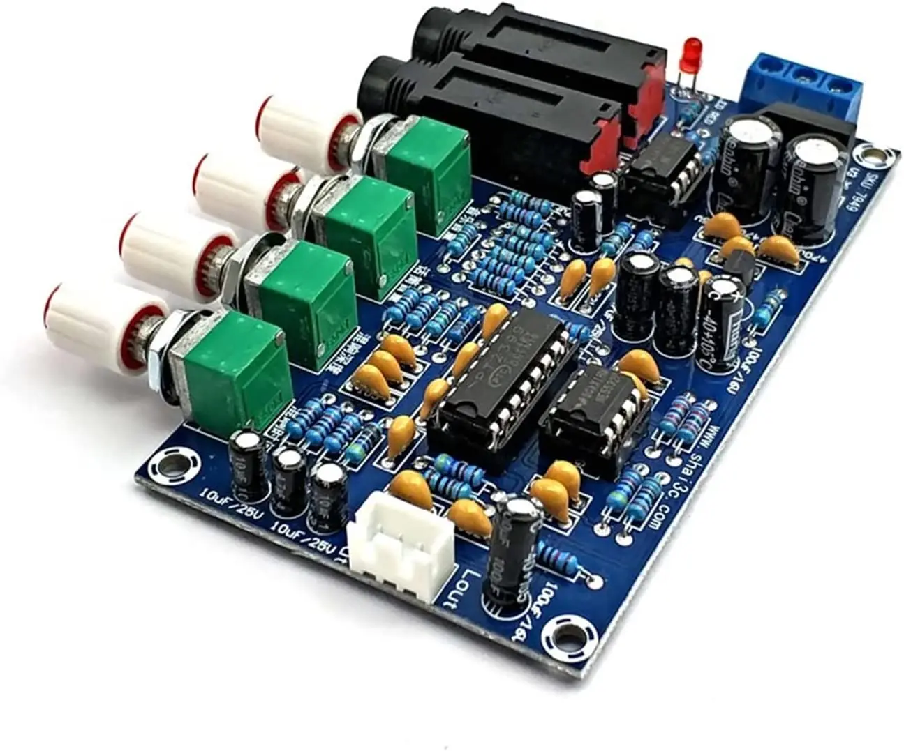 PT2399 Karaoke Amplifier Module - Dual AC12V Echo Mic Board for ...