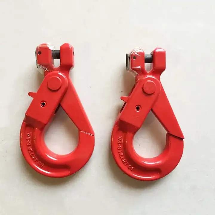 High Tensile Forged Crane Hook Rigging Carbon Steel G100 G80 Selflock ...