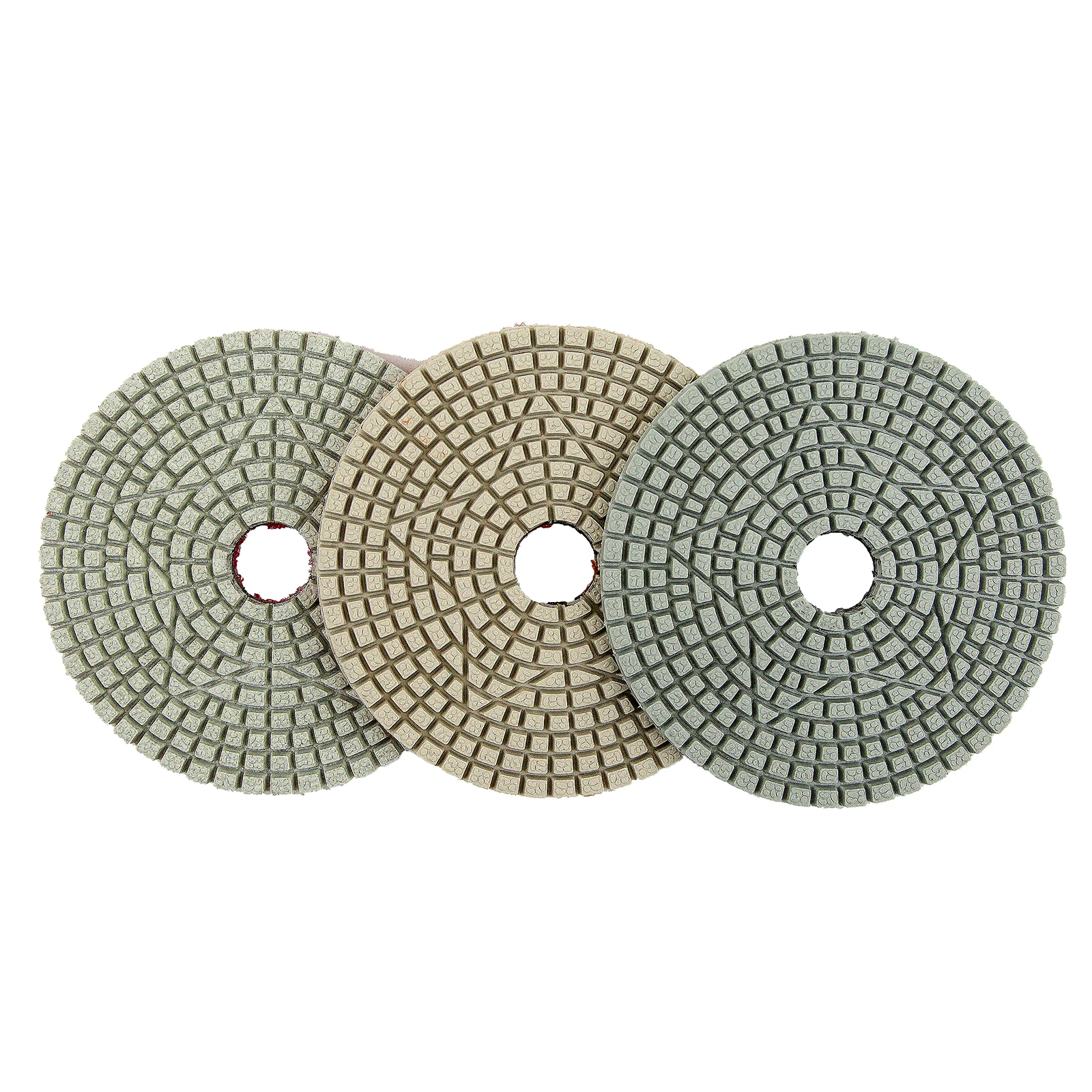 Stone Polishing 3 Step Dry/wet 4 Inch Diamond Polishing Pads For ...