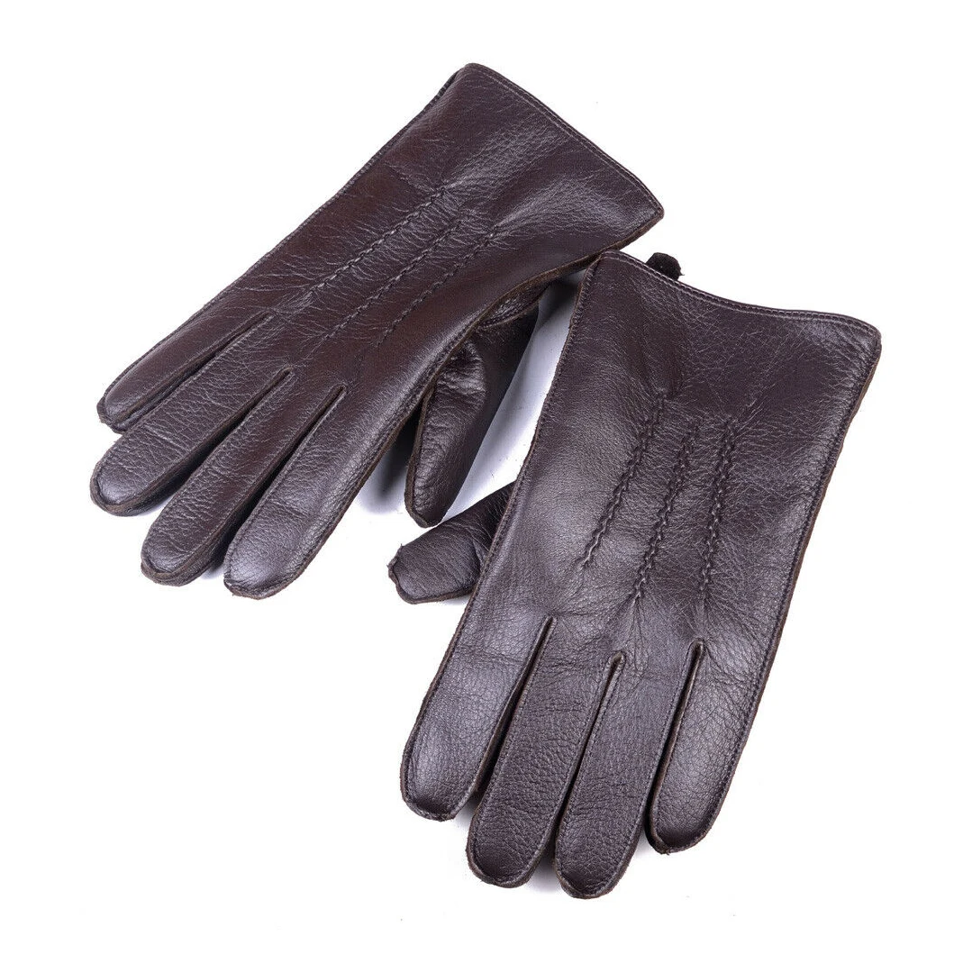 High Quality Fashion Genuine Goat Skin Leather Gloves Men Car Driving ...