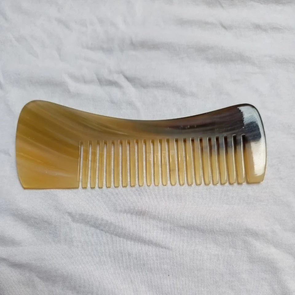 Pocket Size Natural Horn Beard Comb - Buy Ready To Ship Mustache ...