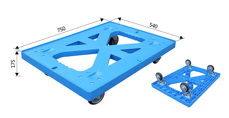 Stackable And Interlockable Moving Dolly Cart Tool Trolley For Box ...