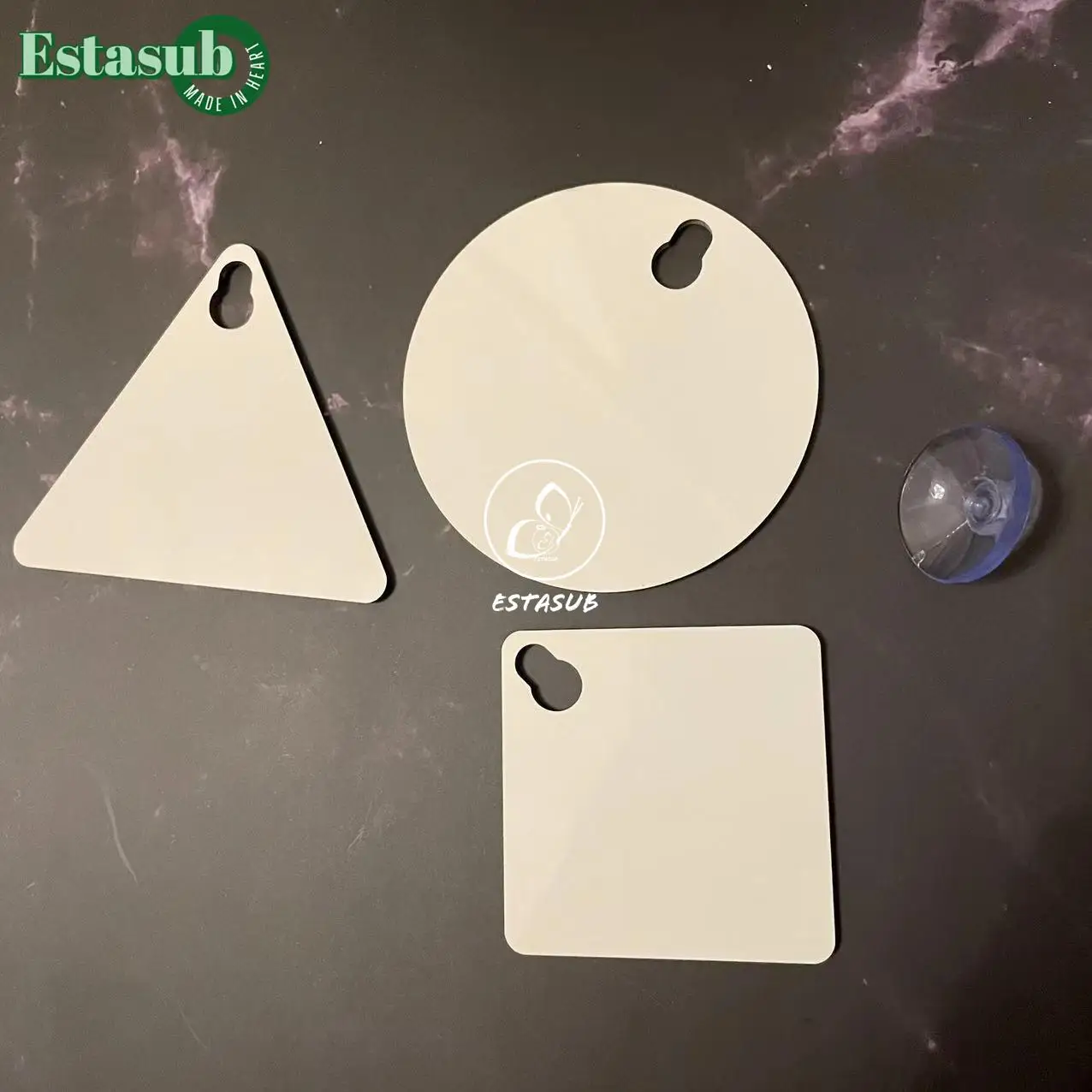 Double Sided Mdf Sublimation Blank Baby On Board Sticker Warning Sign ...