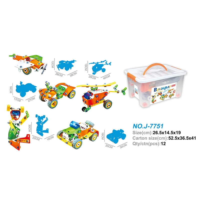 165PCS STEM Toys Kit Educational Construction Engineering Building ...