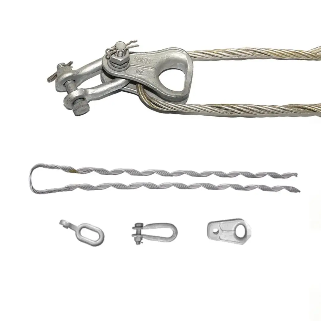 Adss Pre-twisted Wire Opgw Optical Cable Clamp Pre-twisted Wire ...