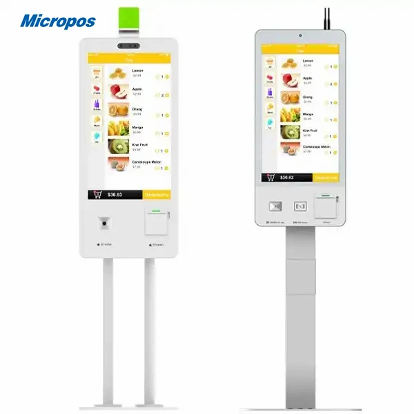 Fast Food Kiosks Self-ordering Kiosk Bill Payment Food Order Terminal ...