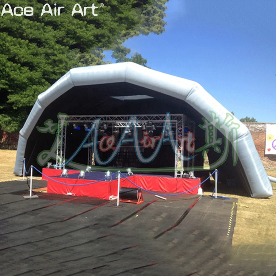 Giant Inflatable Event Stage Tent DJ Party Arched Awning for ...