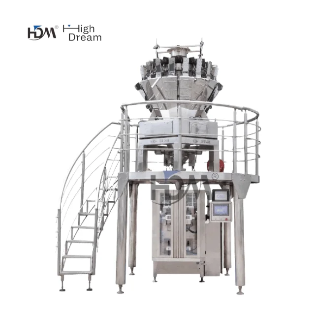 Nuts Beans 3 Layer Memory Hopper 16 Head Multihead Combination Weigher ...