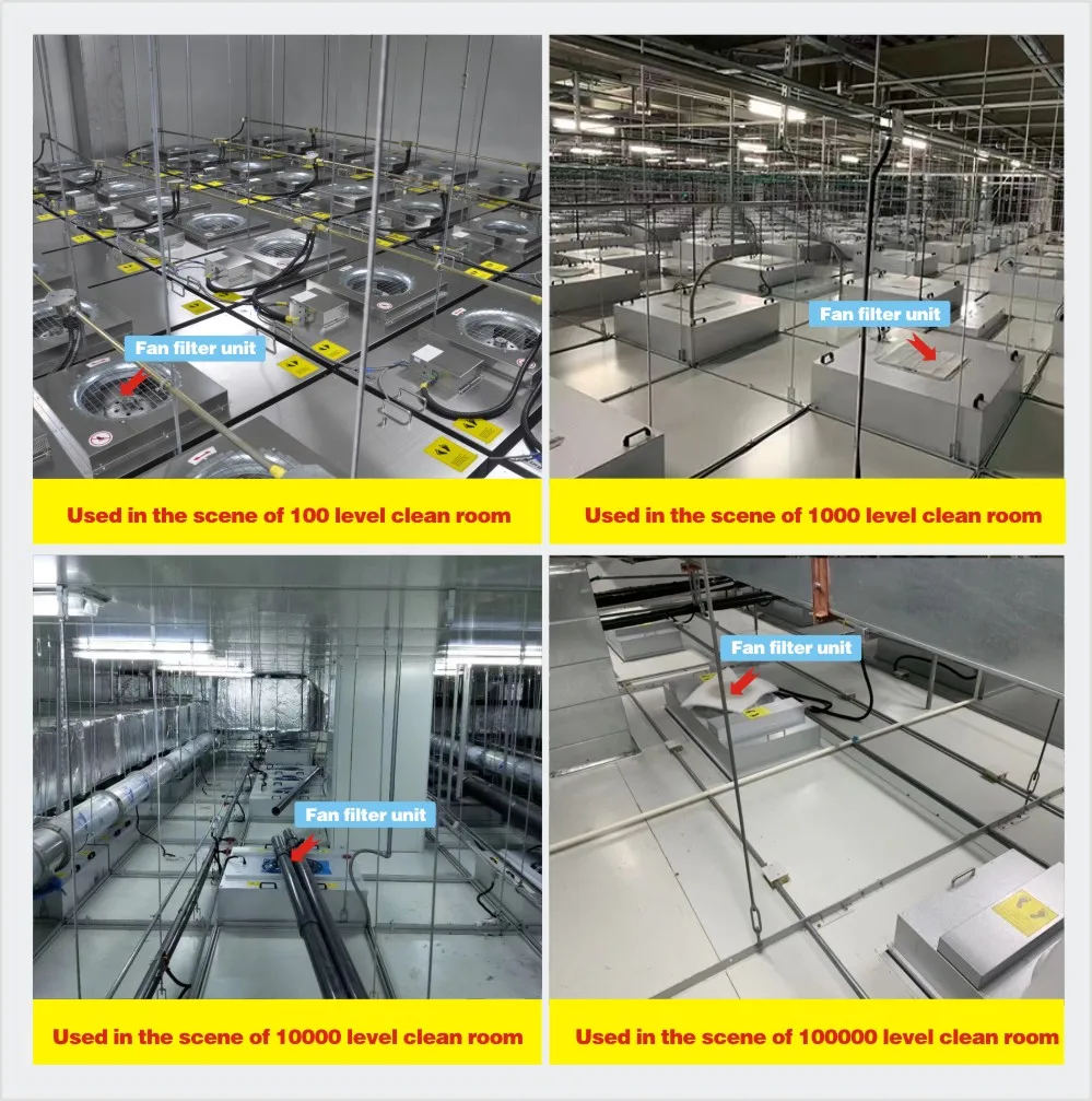 Dual Fan HEPA Laminar Flow Hood | Redundant FFU System for Continuous ...