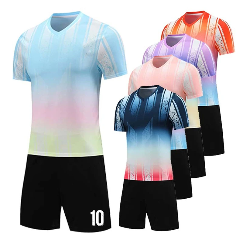 Personalized Football Training Jersey Short Sleeve And Shorts Uniform ...