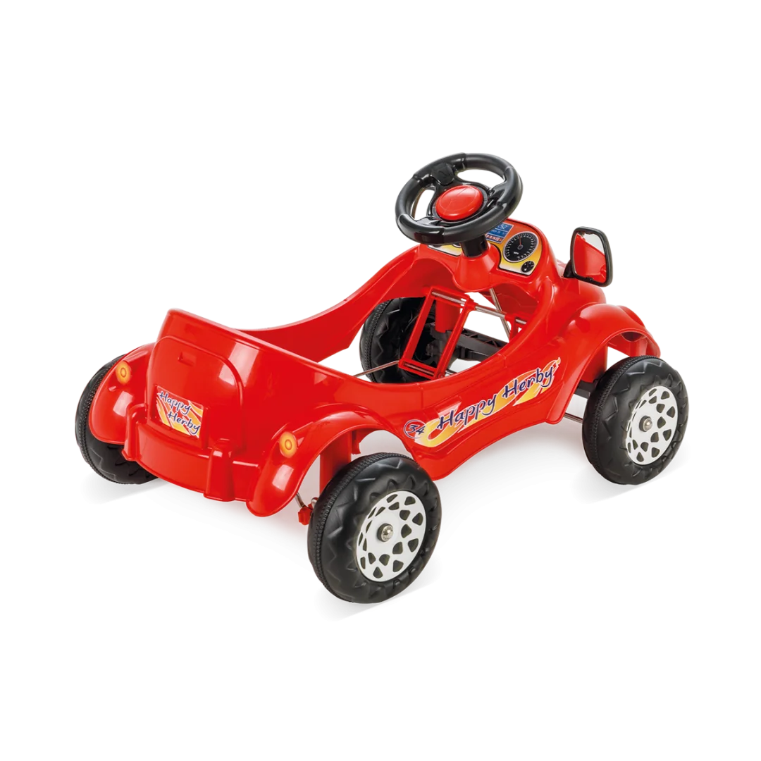 Happy Herby Pedal Operated Car Toys Kids Ride On Car Baby Sliding Push ...