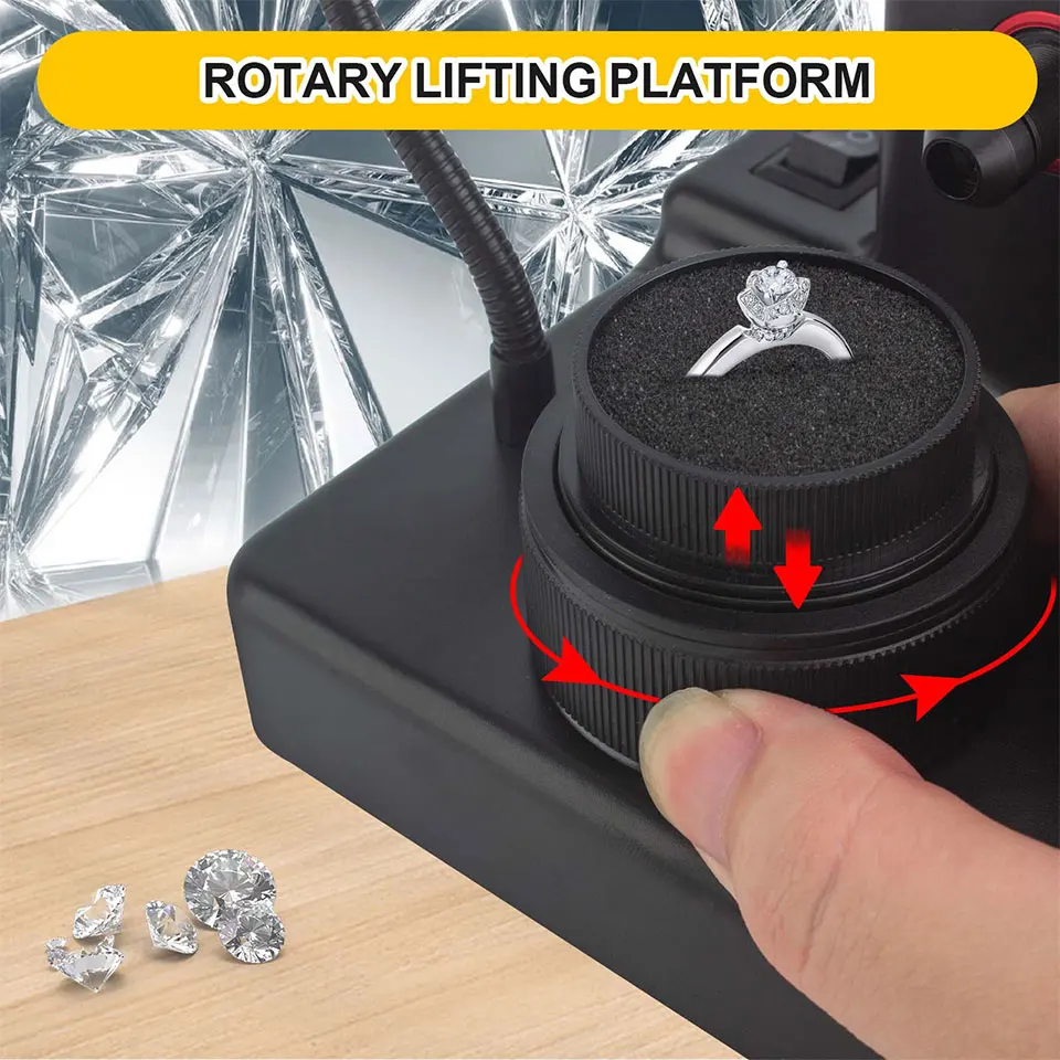 50x-1000x Digital Diamond Girdle Viewer Tool, Metal Odm