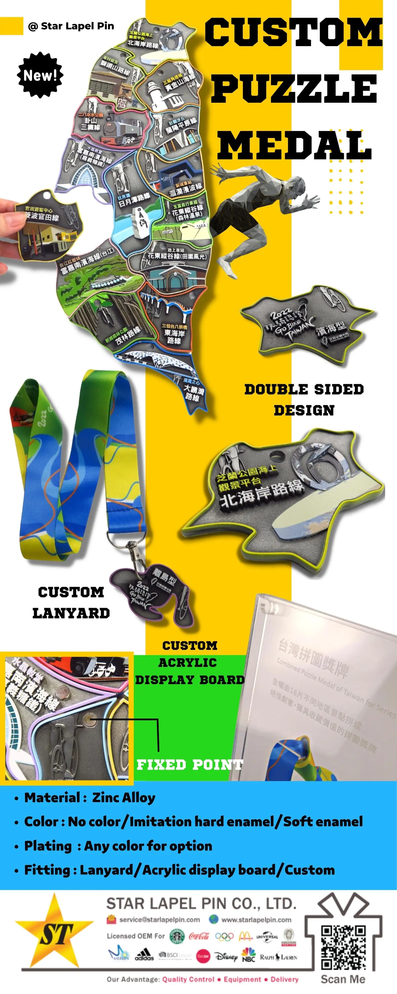 Custom Jigsaw Medal - Perfect for Promotions and Awards