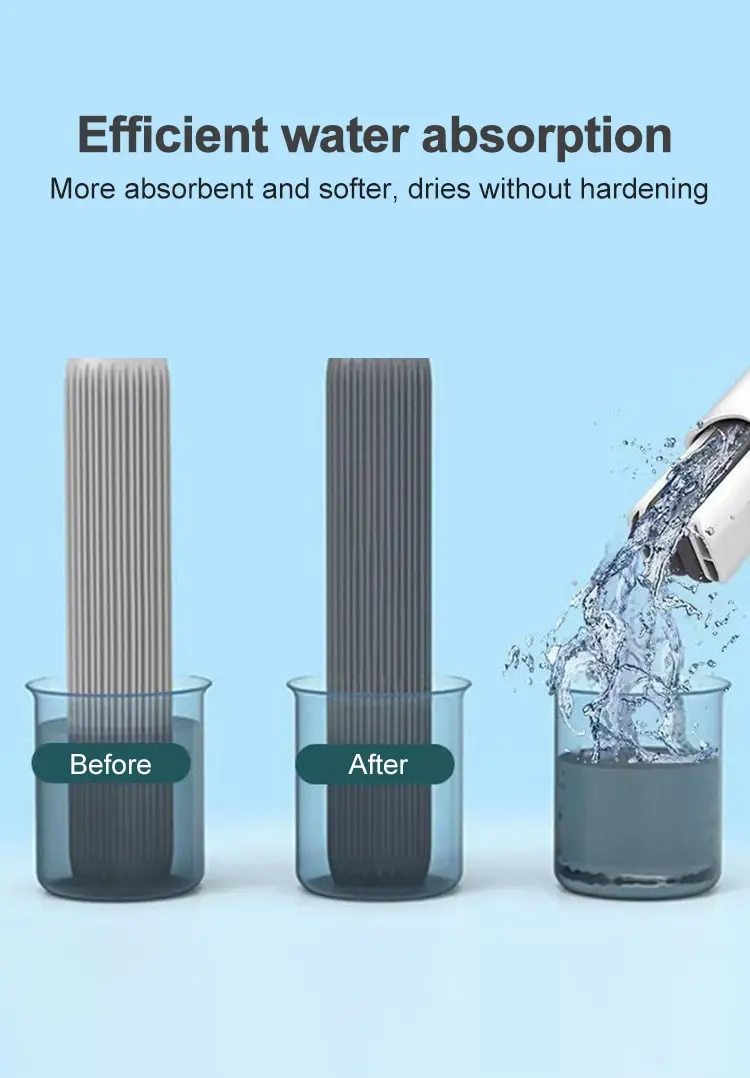 Portable Hands Free Washing Desktop Mini Mop Table Top Small Cleaning ...