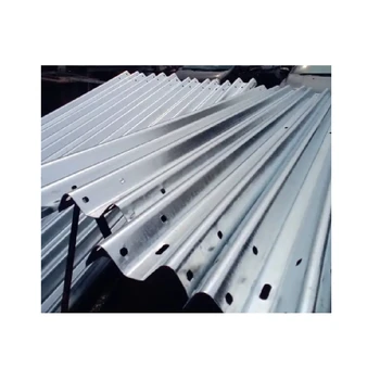 Corrugated Highway Guardrail Traffic Metal Anti-collision Road Barrier ...
