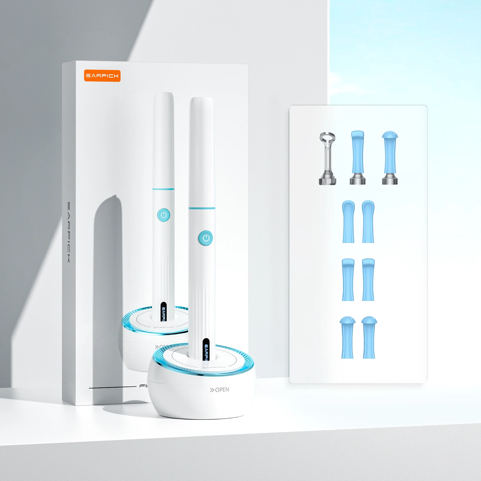 Suear Original Manufacture Wireless Otoscope - Smart Ear Cleaning