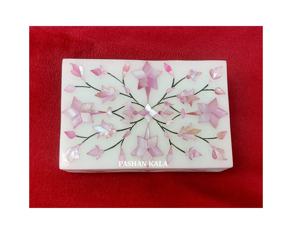 Standard Size Luxury Handmade Mother Of Pearl Inlay Design Box Made ...