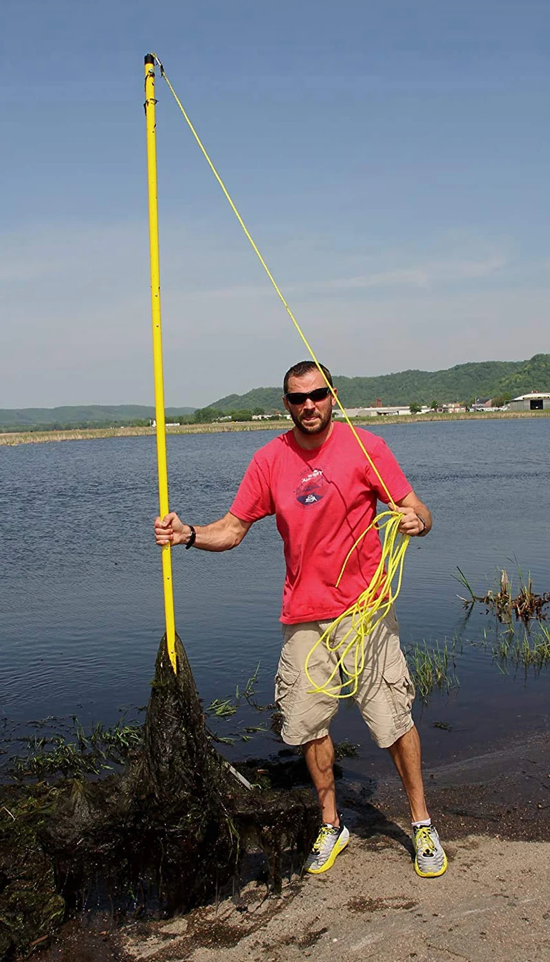 AromaNano Stainless Steel Razer Rake Weed Raker Collapsible All-Purpose ...