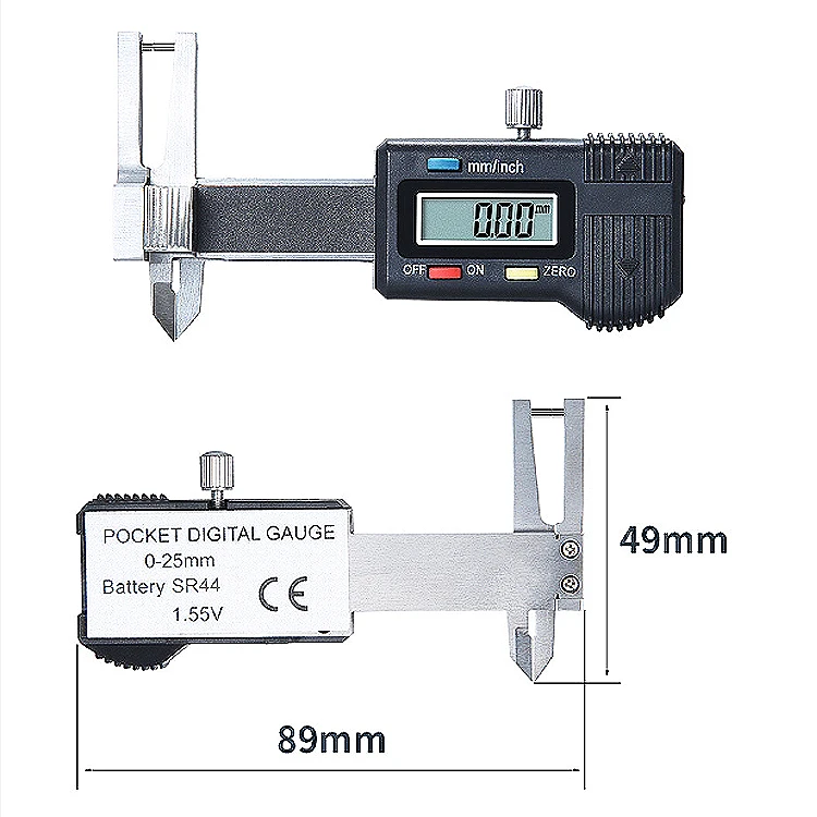 Dk59008 Mini Digital Electronic Diamond Caliper Jewelry Ruler 0.01mm ...
