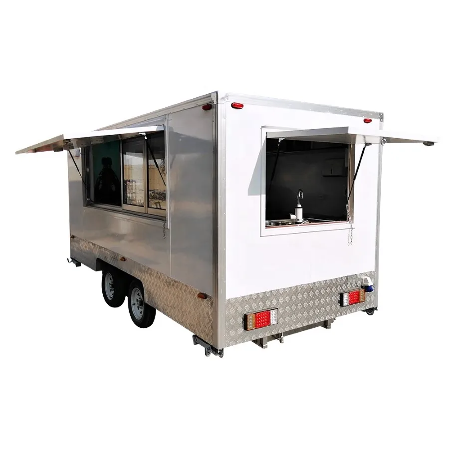Mobile Business Small Electric Scooter Fast Food Cart Trailer Truck ...