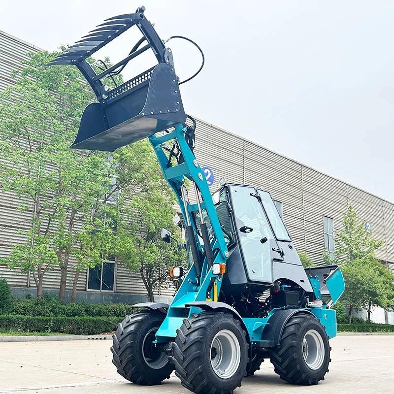 ZG1160 Mini Four-Wheeler Loader 850kg Capacity 1160 Multifunction Wheel ...