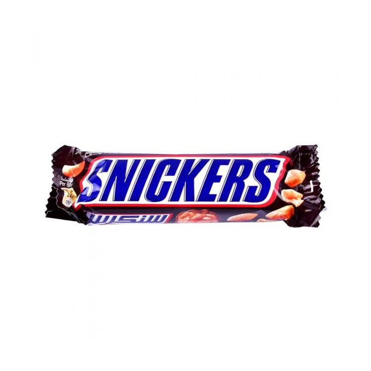 Hot Snickers Peanut Sandwich Chocolate Bar 24*51g Energy Bar Boxed ...