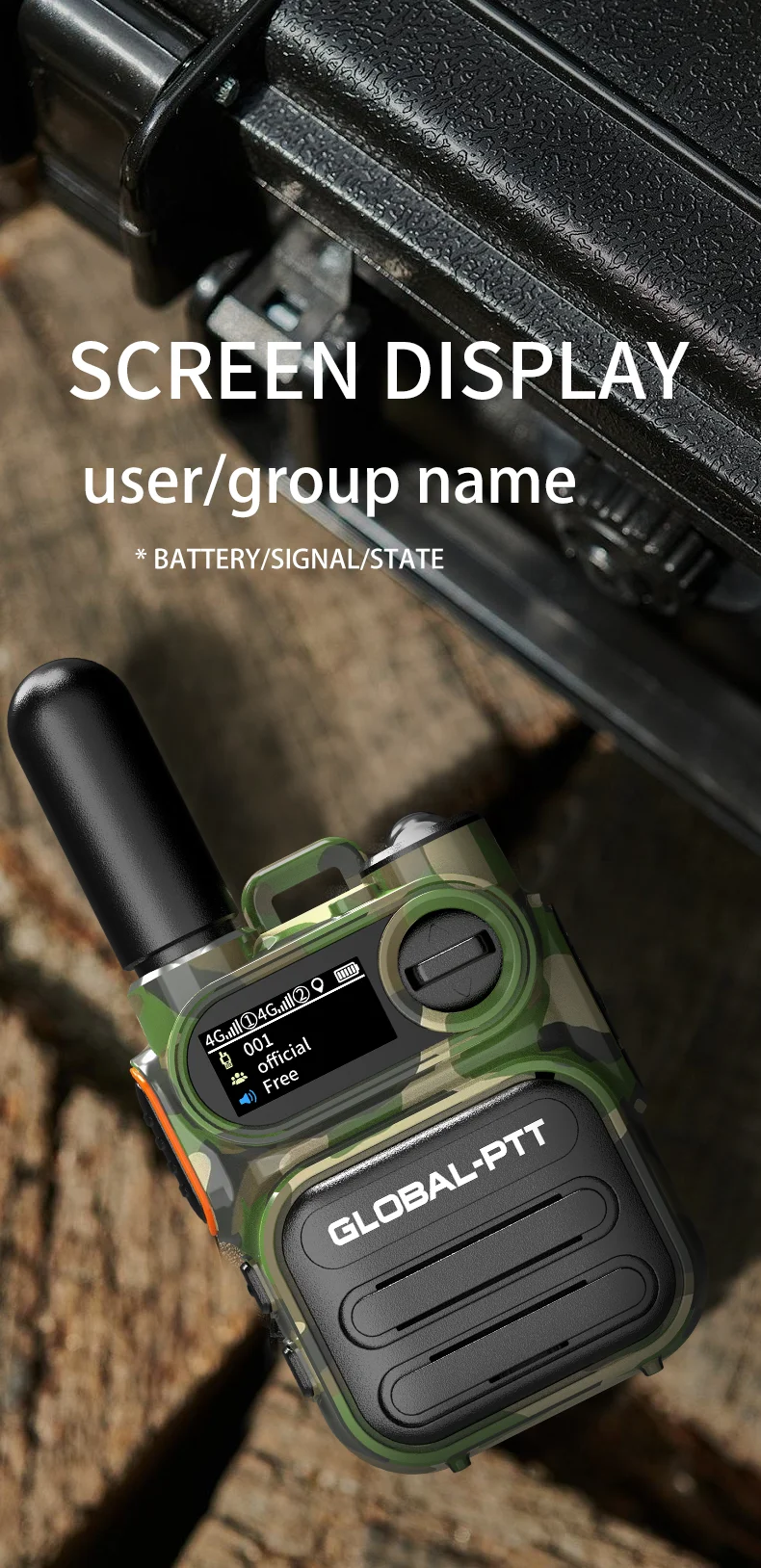 Rechargeable Long-distance Bidirectional Wireless Woki Tokike Handheld ...