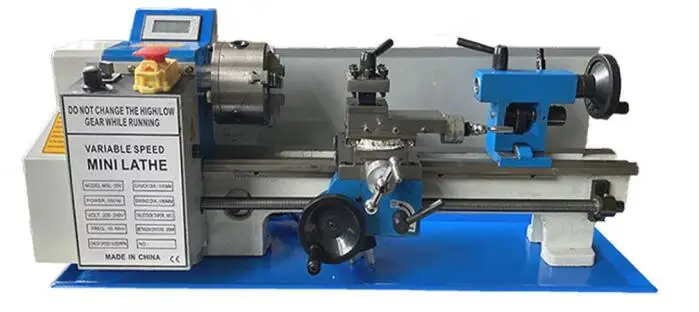 Mini Metal Lathe 7 X 14 Inch Precision Variable Speed 2500 Rpm 550w ...