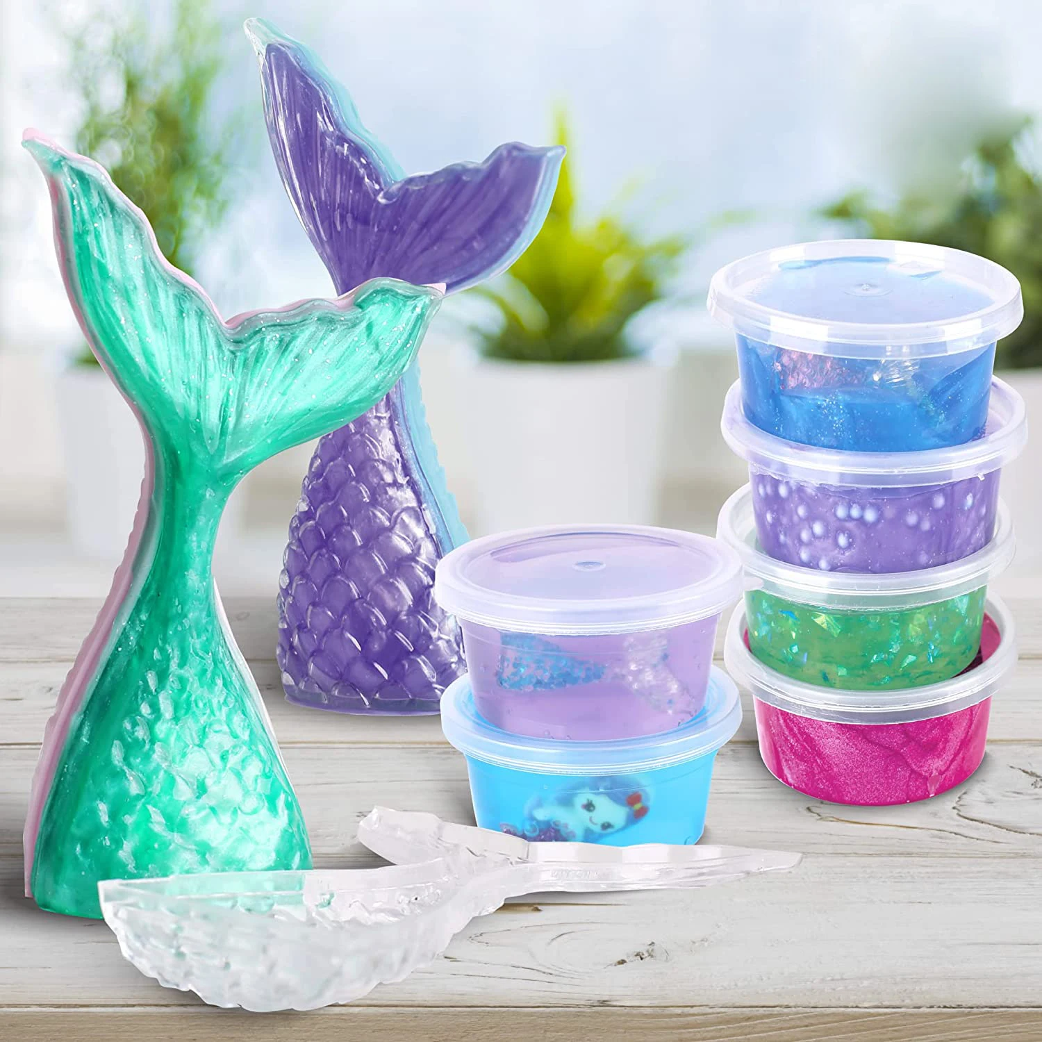 Summer Mermaid Slime Kit - DIY Unicorn Slime for Kids