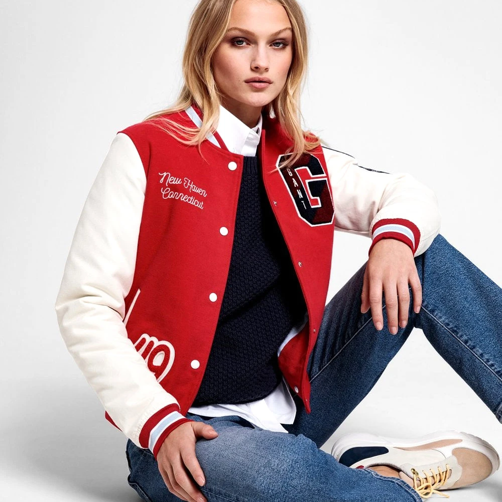 Design Your Classic Men Varsity Jacket Customizable Logo Wool & Leather ...