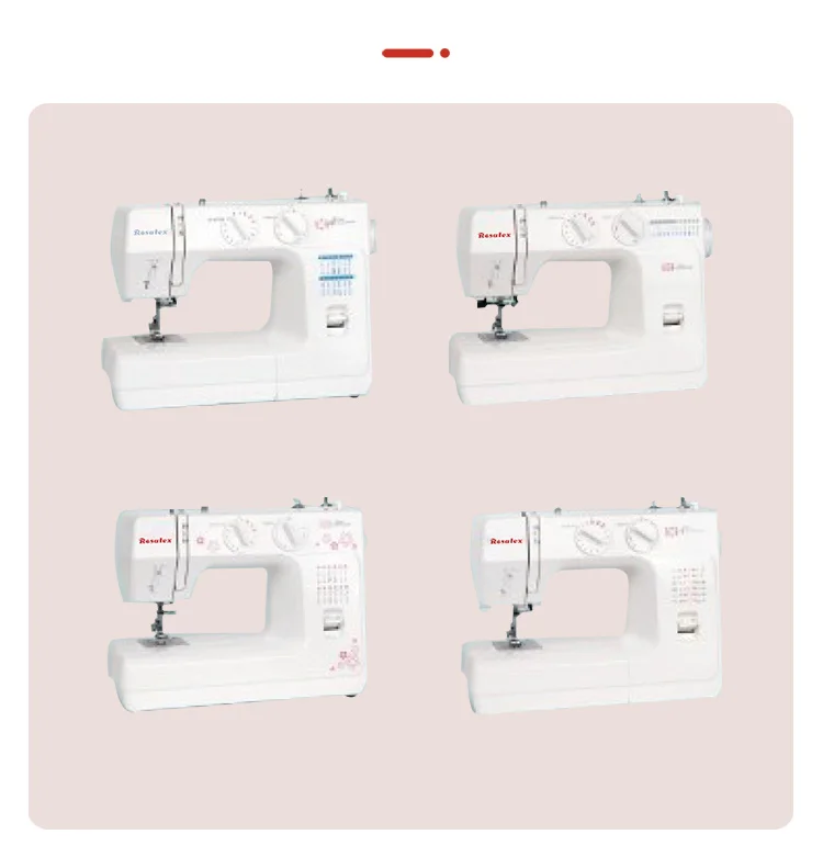 Rosatex 6624 Single Needle Sewing Machine Aluminium Body with Plastic ...