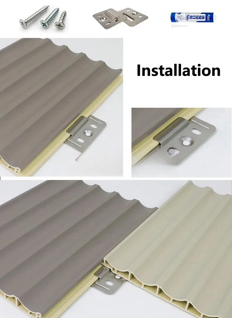 Wall Cladding Exterior Pvc Wall Panels Wpc Fluted Wall Panel - Buy ...