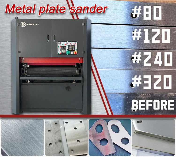 800mm 1000mm Sander Machine Wet Metal Wide Belt Sander Sanding Machine ...