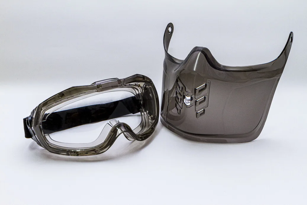 Industrial Face Shield Goggle Mask Browguard - Buy Browguard With Clear ...