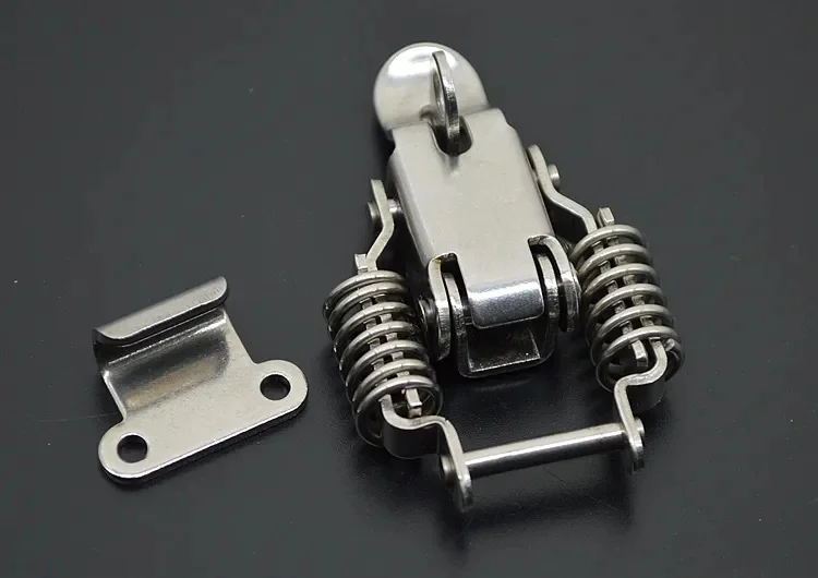 Toolbox Latch Lock Stainless Steel Spring Loaded Toggle Latch With Hook ...