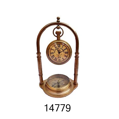 Wholesale Supplier Wheel Telegraph Clock With Compass Pen Holder ...