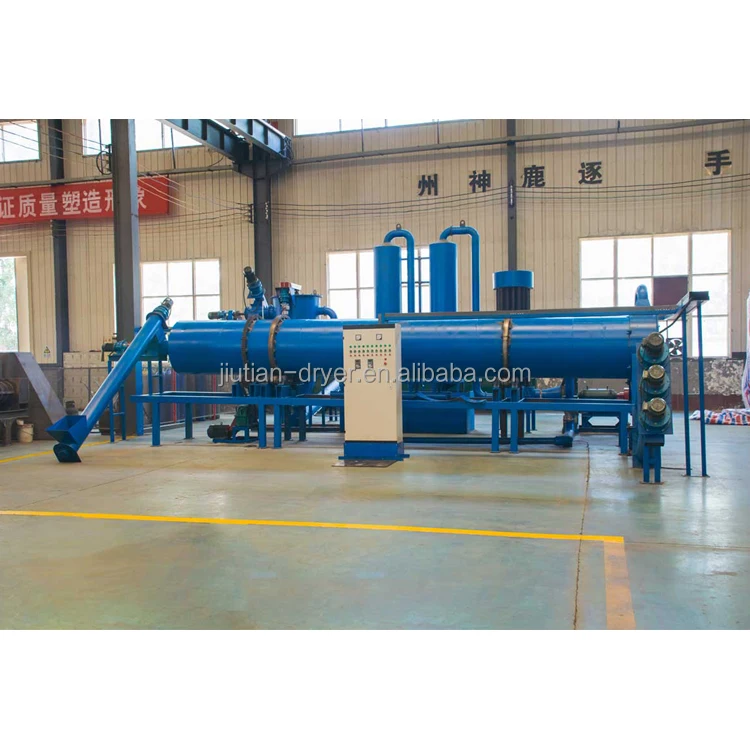 Biomass Coconut Shell Continuous Rotary Charcoal Carbonization Machine ...