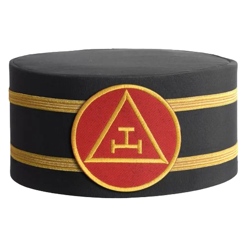 Freemasons Masonic Regalia Royal Arch Chapter Crown Cap Red Triple Tau ...