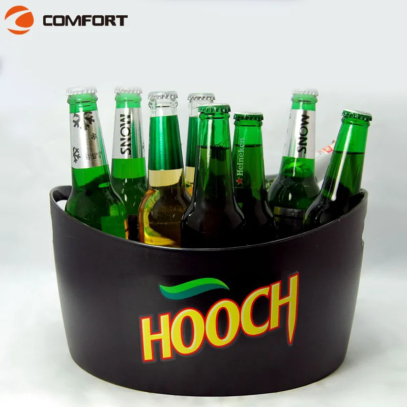 Custom Logo 10l Beer Wine Bucket Cooler Container Low Price PP Plastic ...