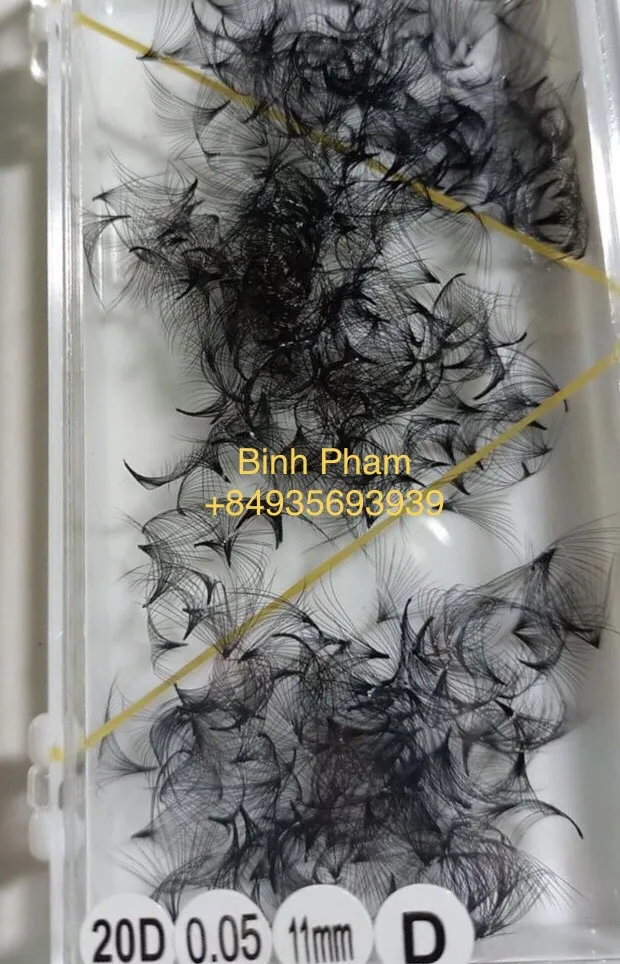 2d 3d 4d 5d 6d 10d 20d Individual Premade Pre Made Fan Volume Eyelash ...